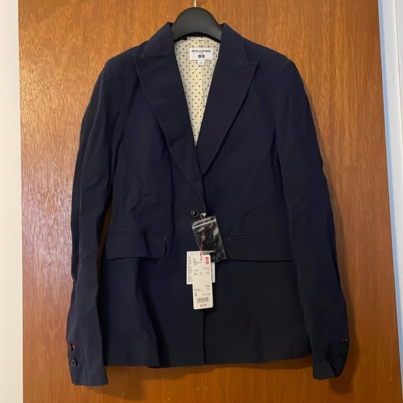Uniqlo | Jackets & Coats | New Uniqlo Ines De La Fressange Navy Blazer | Poshmark